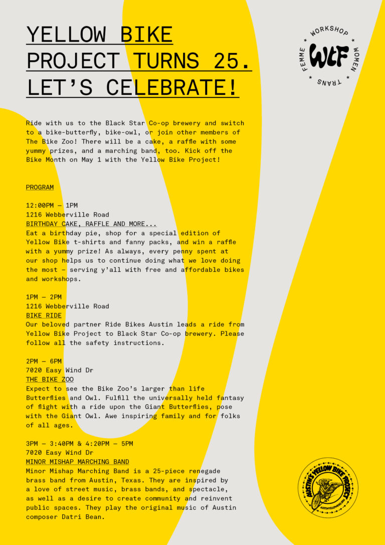 Austin's Yellow Bike Project