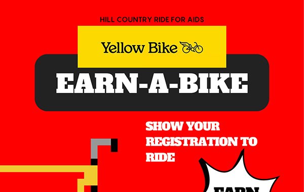 Earn-A-Bike In 9 Hours - Yellow Bike